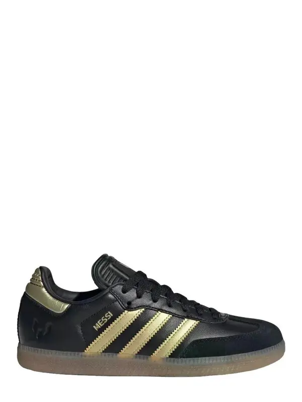 Adidas Three Stripes Lace-up Sneakers - Black