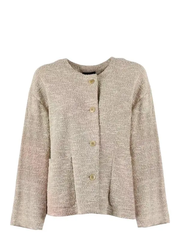 Emporio Armani Buttoned Blazer - Neutrals