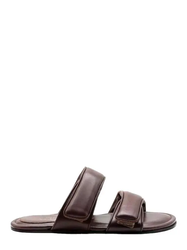 GIABORGHINI Julianne Flat Sandals - Brown