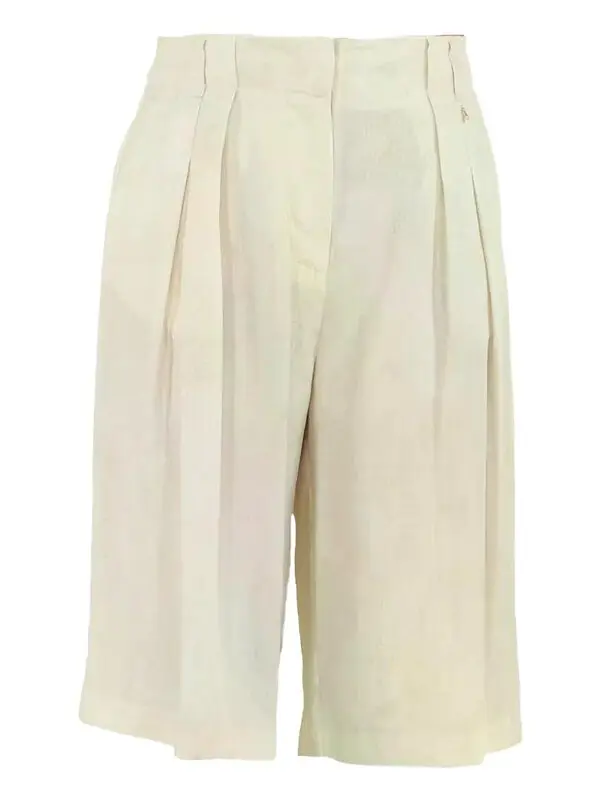 TWINSET Pleated Shorts - Neutrals