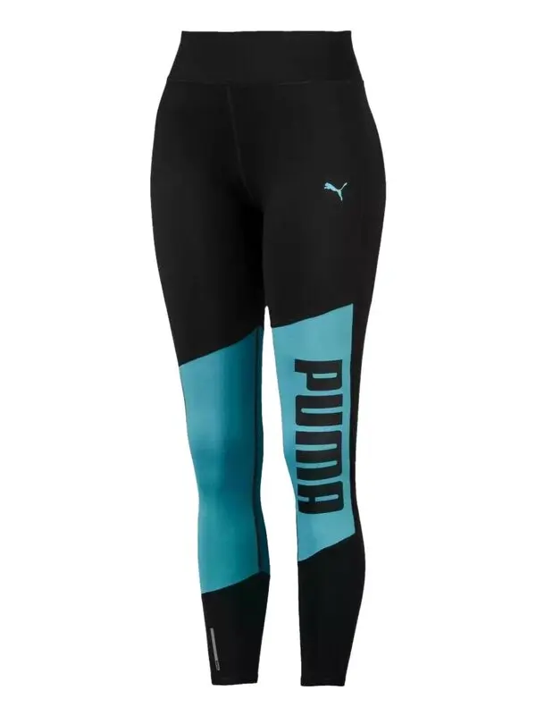 PUMA Logo 7/8 Graphic Leggings - Black