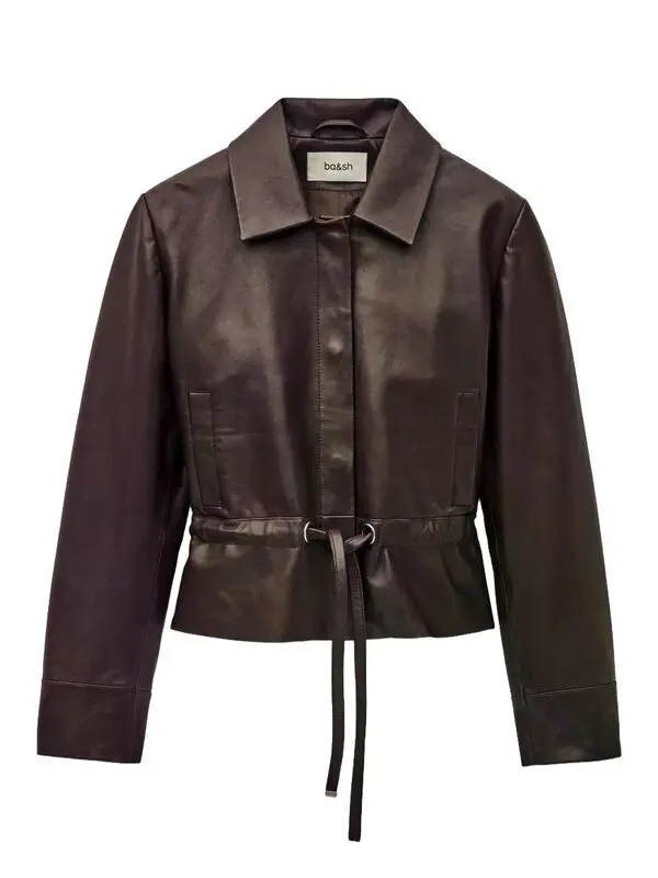 Ba&sh Manita Drawstring Jacket - Red