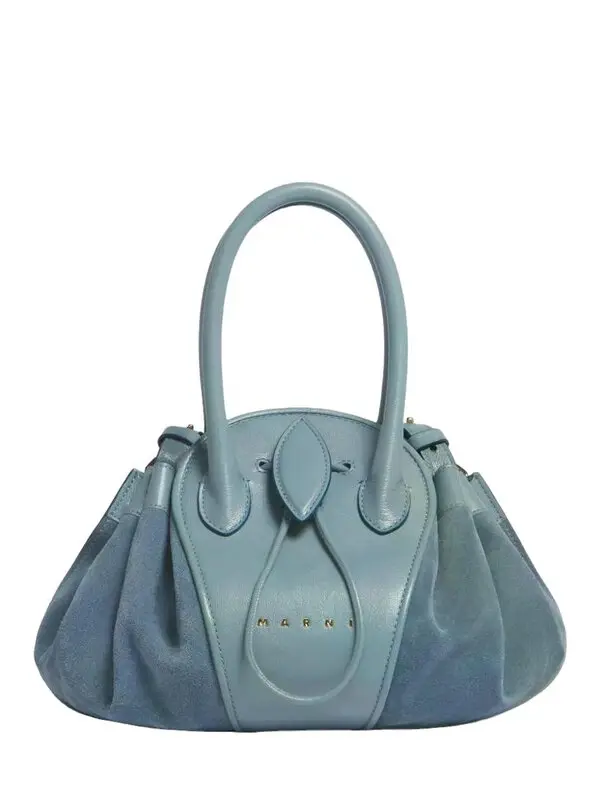 Marni Top Handle Tubular Shoulder Bag - Blue