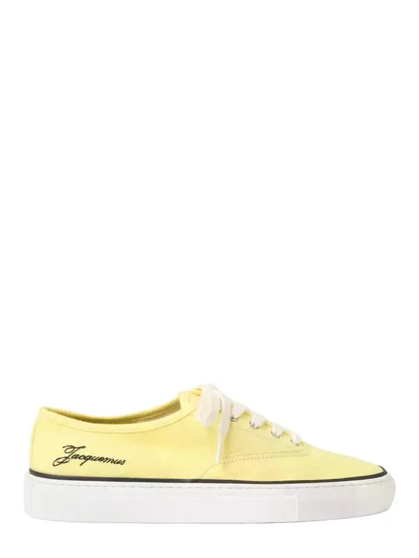 Jacquemus Féfé Canvas Trainers - Yellow