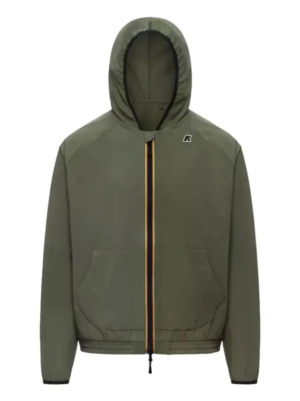 K-WAY Hooded Zip Jacket - Green