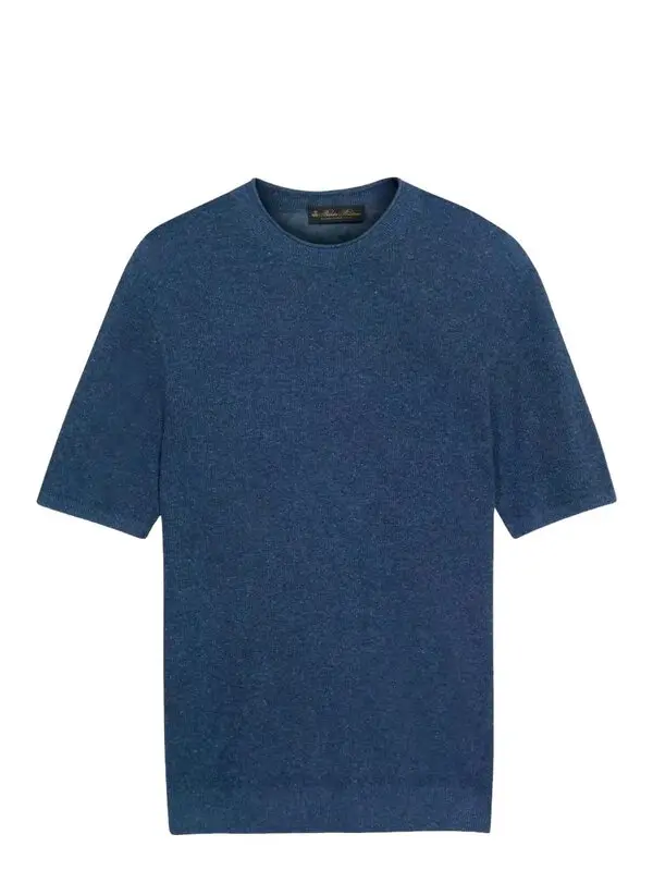 Brooks Brothers Crew-neck Knitted T-shirt - Blue