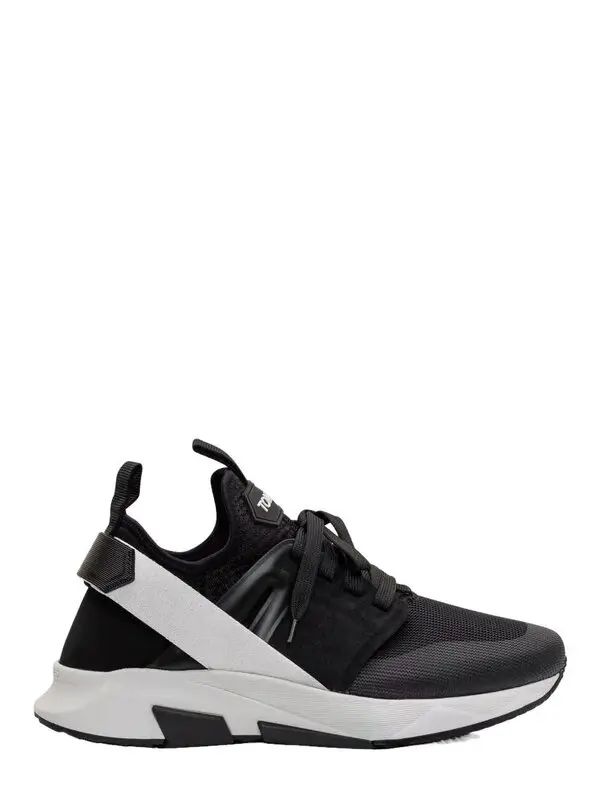 TOM FORD Jago Leather Sneakers - Black
