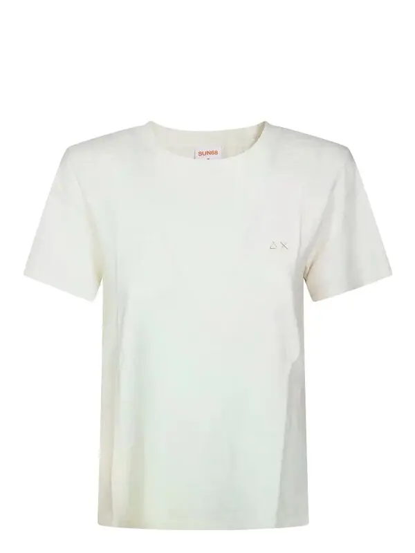 SUN 68 Round-neck T-shirt - Neutrals