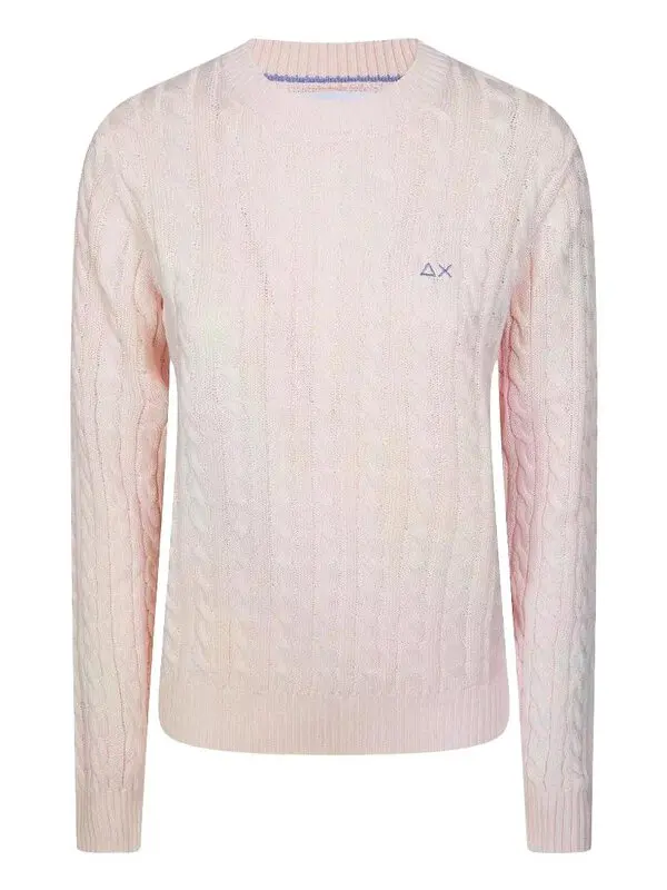 SUN 68 Cable-knit Sweater - Pink
