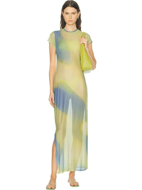 Simkhai Fia Midi Dress - Golden Hour Twilight