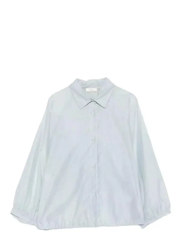 Peserico Toggle-detail Shirt - Blue