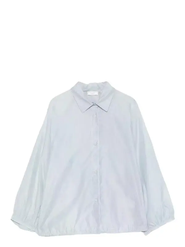 Peserico Toggle-detail Shirt - Blue