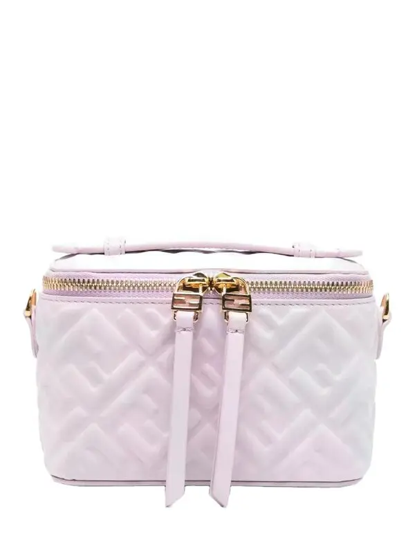 Fendi Quilted-design Shoulder Bag - Purple