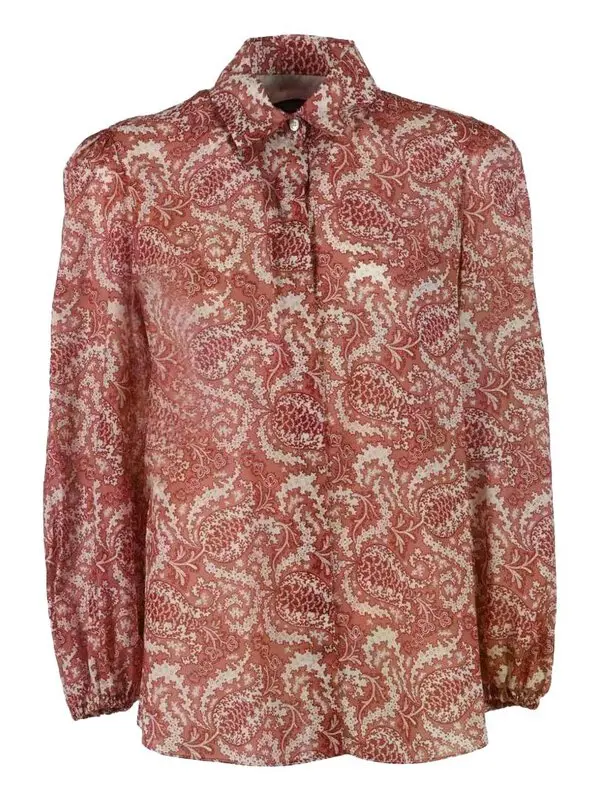 Max Mara Patterned Shirt - Red