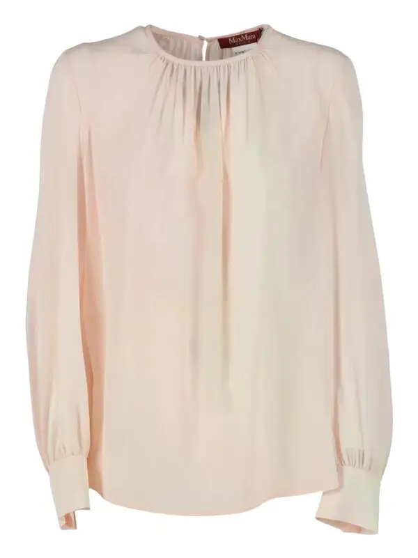 Max Mara Gathered Blouse - Pink