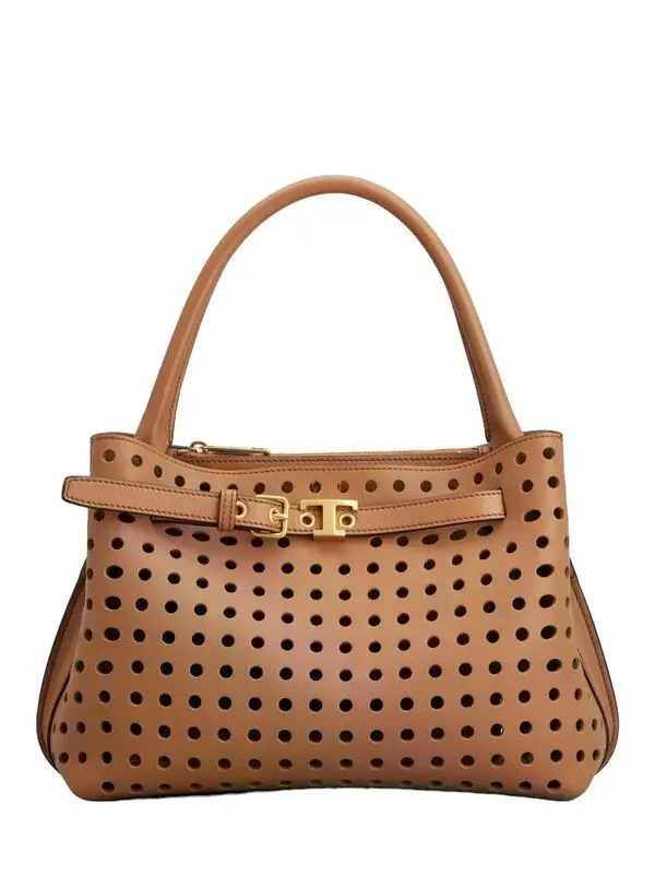 TOD'S Top Handle Tote Bag - Brown