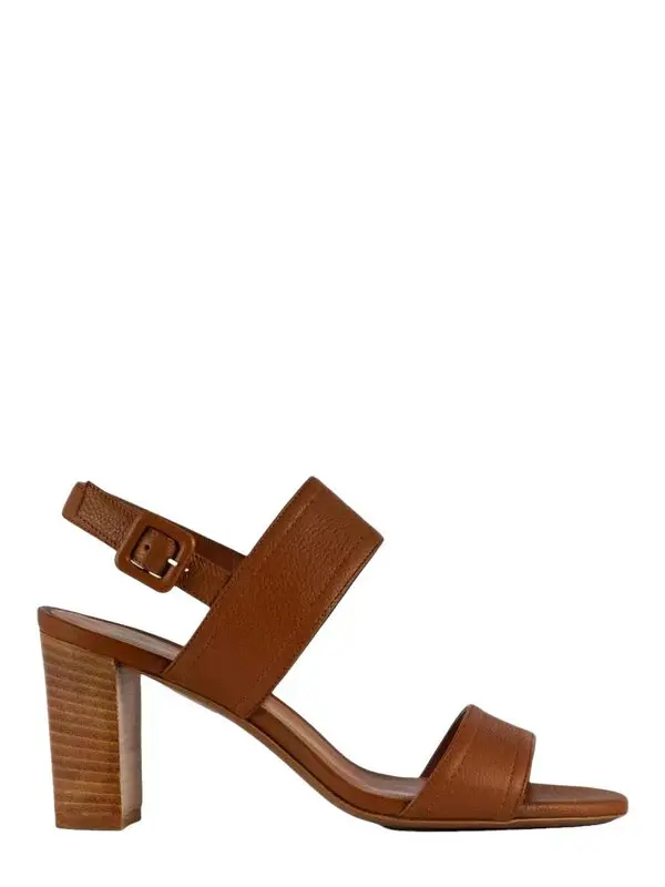 Roberto Festa Buckle Leather Sandals - Brown