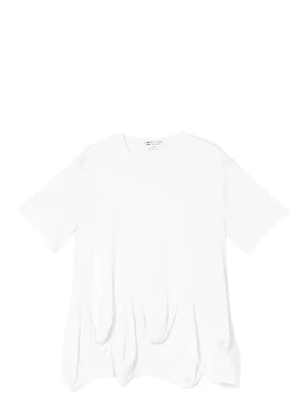 Comme Des Garçons Ruffled T-shirt - White
