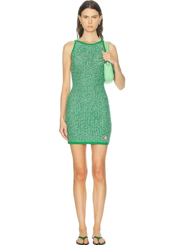 Casablanca Mouline Dress - Green