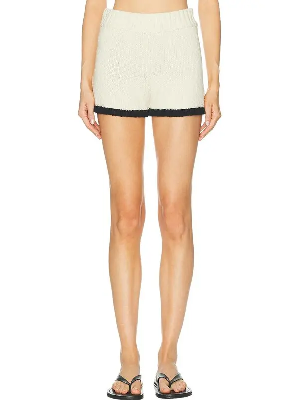 BY MALENE BIRGER Rikka Short - Black & White Color Block