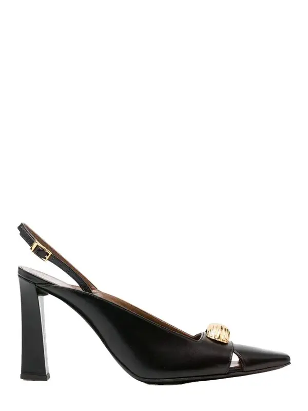 GIUSEPPE ZANOTTI Cutout Detail Sandals - Black
