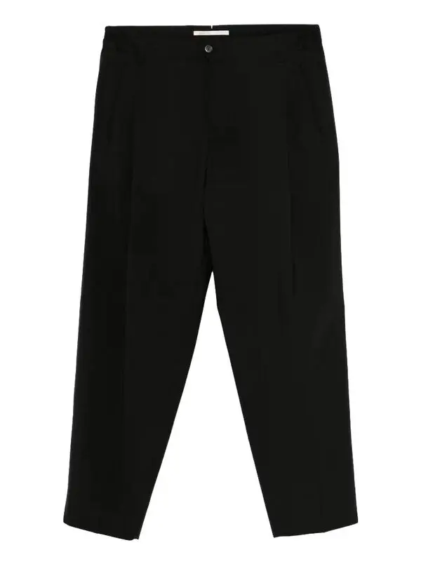BRIGLIA 1949 Pleated Trousers - Black