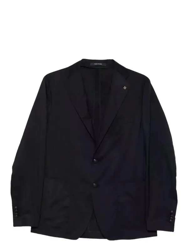 Tagliatore Button-fastening Single-breasted Blazer - Blue