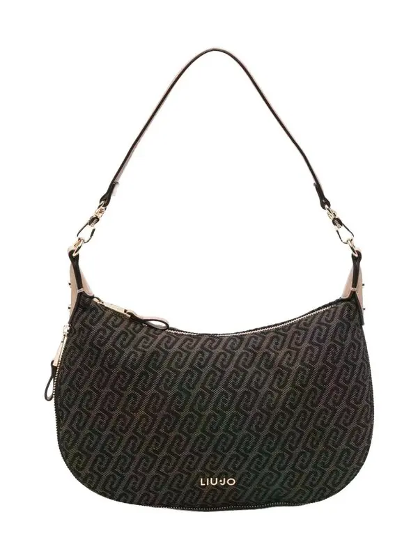 Liu Jo Logo-pattern Shoulder Bag - Black