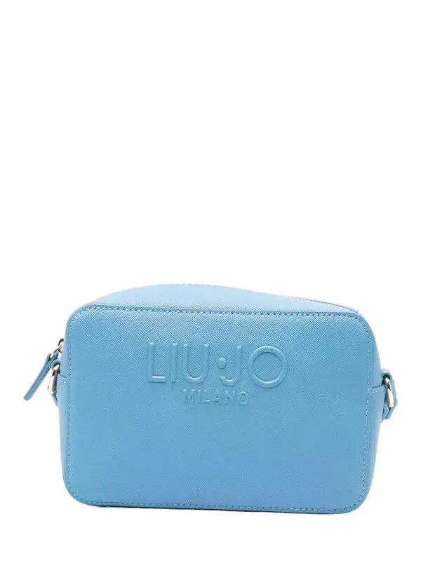 Liu Jo Embossed-logo Shoulder Bag - Blue