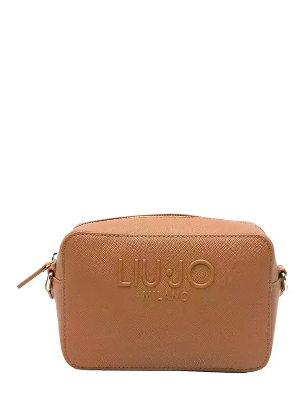 Liu Jo Logo Embossed Crossbody Bag - Brown
