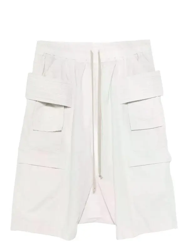 Rick Owens Creatch Cargo Drawstring Shorts - Neutrals