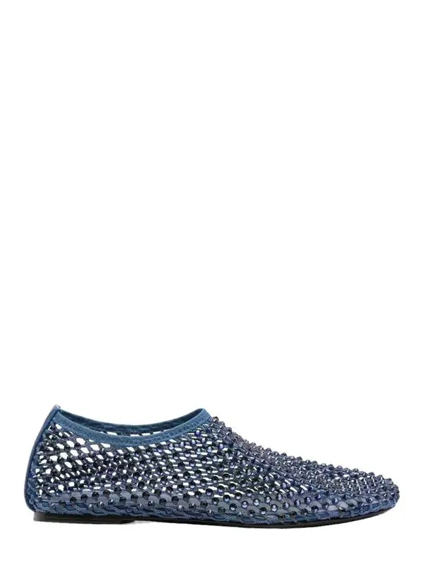 STRATEGIA SHOES Embellished Ballet Flats - Blue