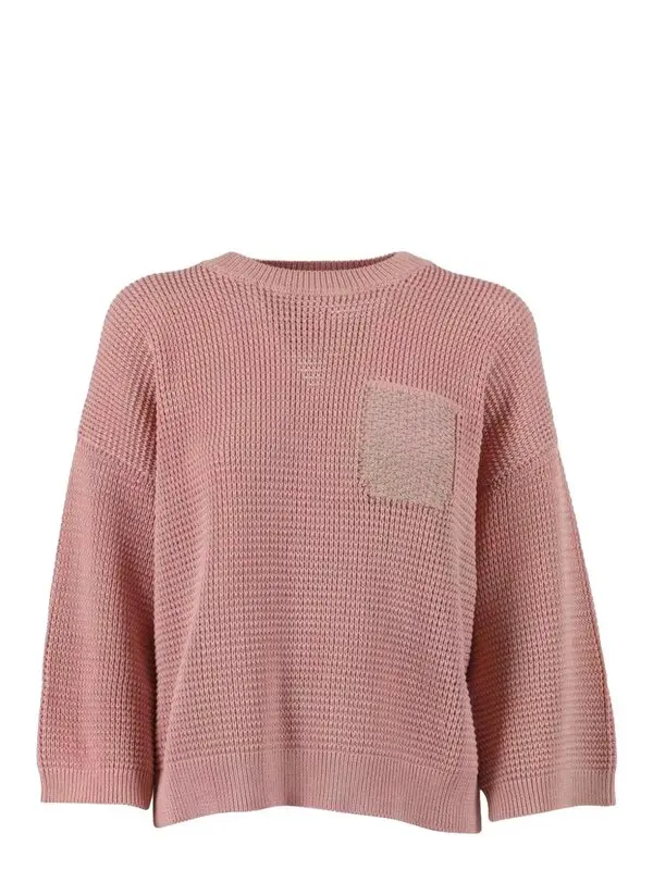 Peserico Long-sleeve Pocket Sweater - Pink