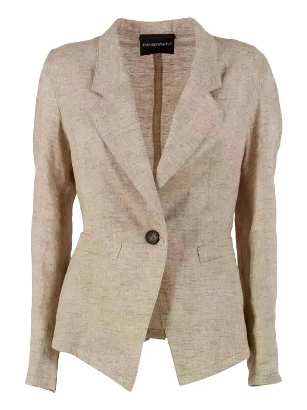 Emporio Armani Single-breasted Blazer - Neutrals