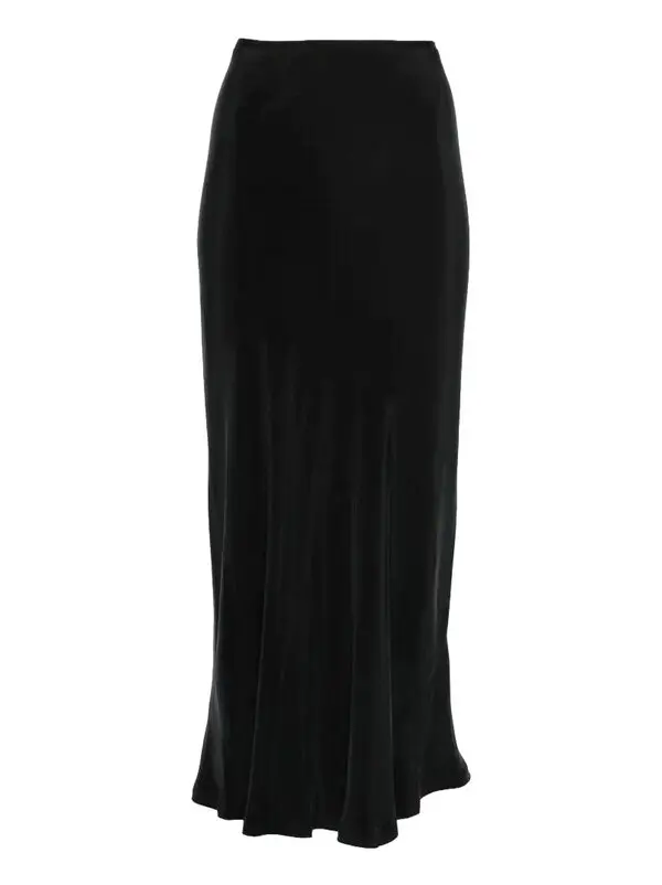 MAISON MARGIELA Slip A-line Midi Skirt - Black
