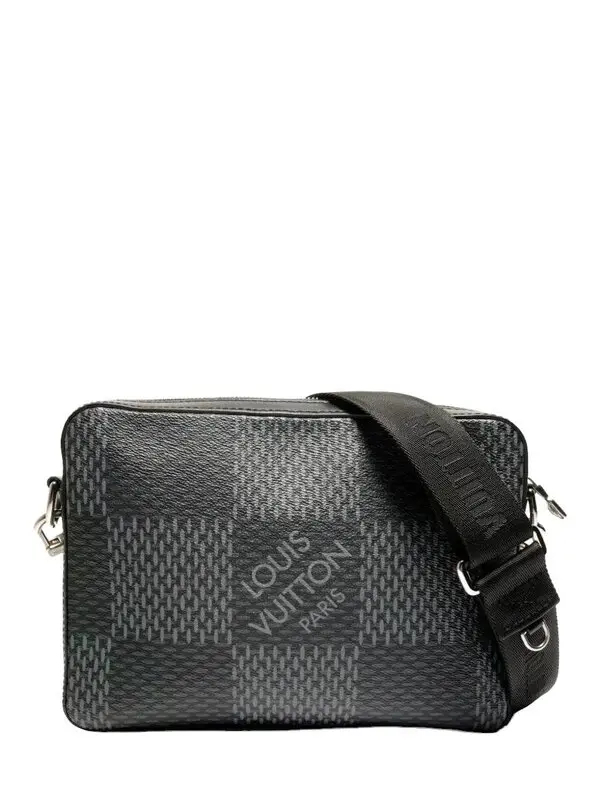 LOUIS VUITTON 2021-2025 Damier Trio Messenger Bag - Black