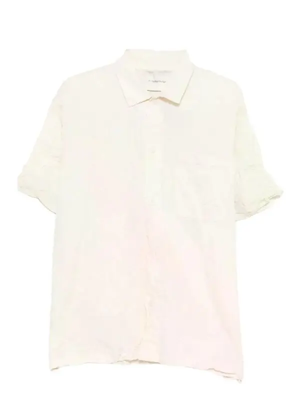 GONGDID DESIGN Crinkled Shirt - Neutrals
