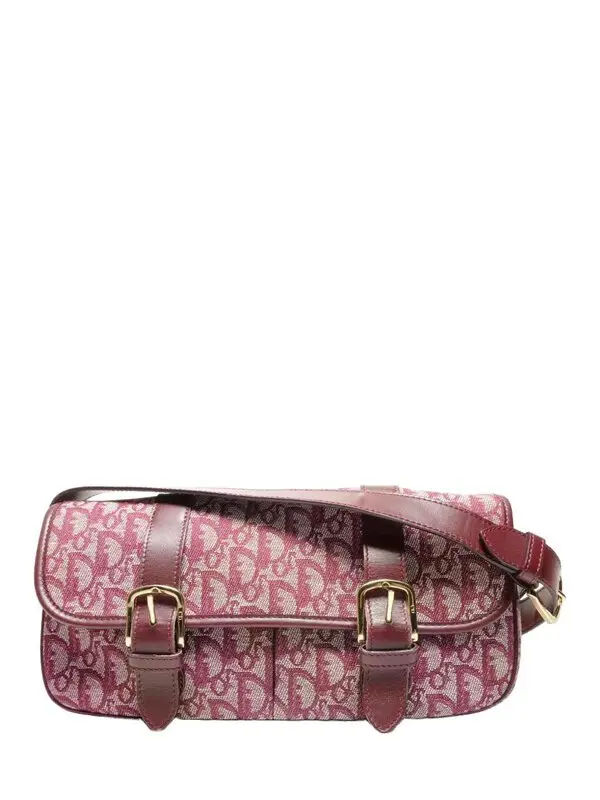 Dior 2003 Patterned Cross-body Bag - Red
