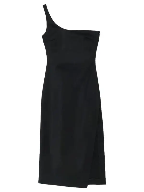 Coperni One-shoulder Midi Dress - Black