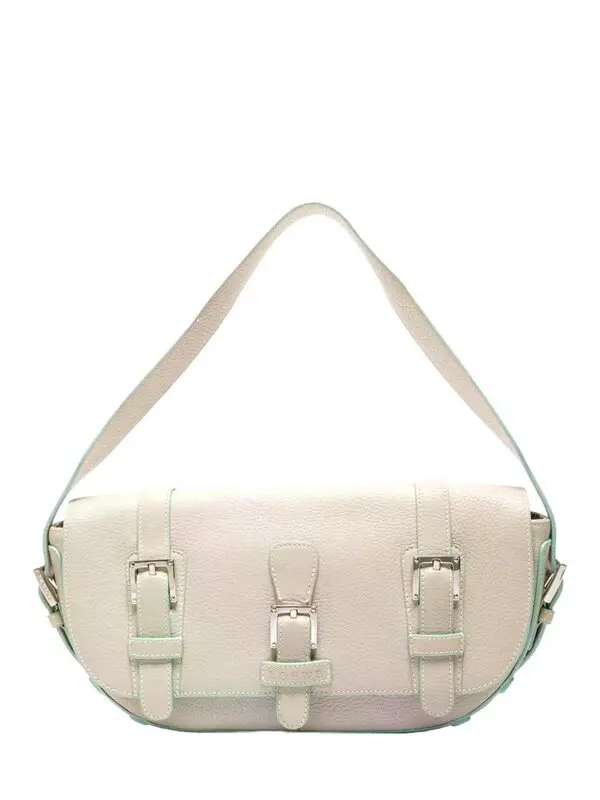 Loewe 2000s Senda Leather Shoulder Bag - Neutrals