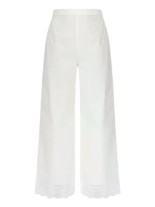 BY MALENE BIRGER Gretana Broderie-anglaise Trousers - White