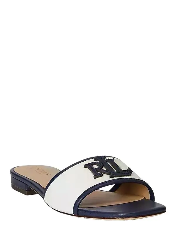 Ralph Lauren Everley Initial Sandals - Neutrals