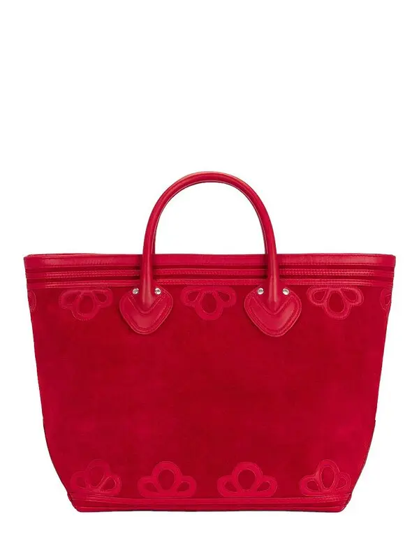 BODE Trefoil Tote Bag - Red