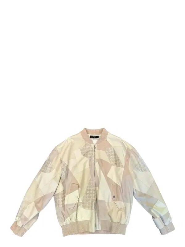 Amiri Zip-up Oversized Bomber Jacket - Neutrals