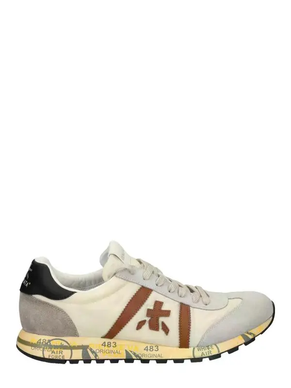 Premiata Lucy Appliqué Sneakers - Neutrals