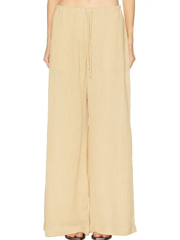 BY MALENE BIRGER Pisca Weave Pant - Dark Sand