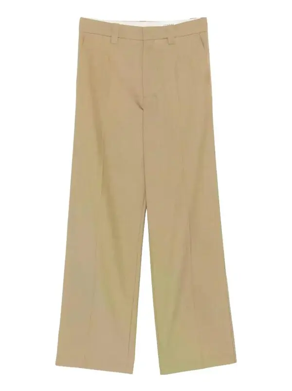 LEMAIRE Tailored Wide Leg Trousers - Green