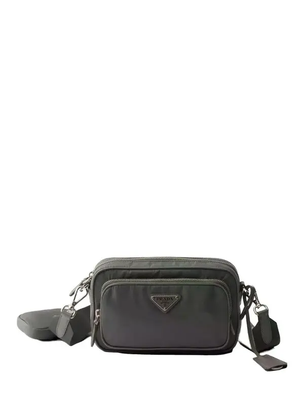 Prada Re-nylon Mini Shoulder Bag - Grey