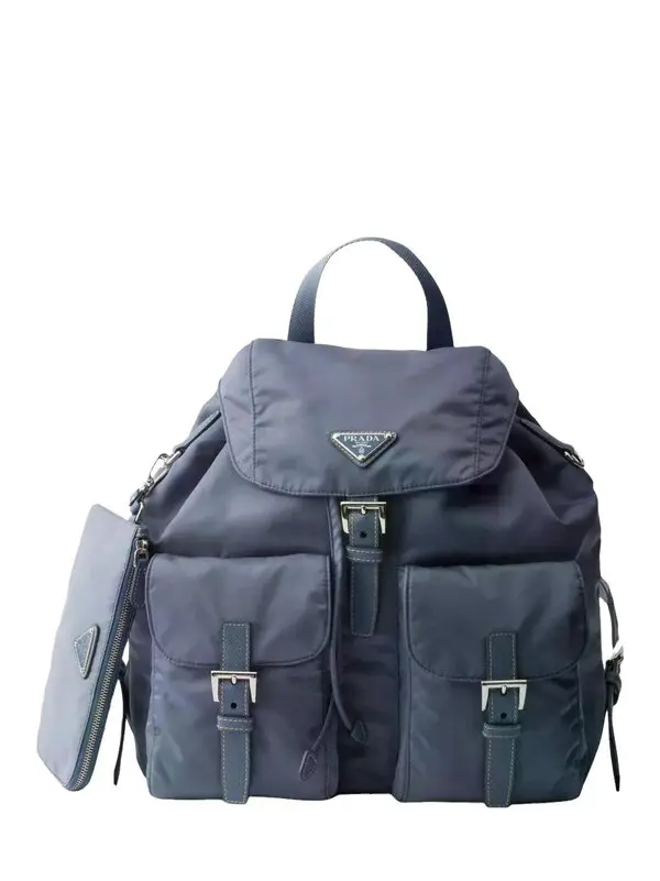 Prada Medium Re-nylon Backpack - Blue