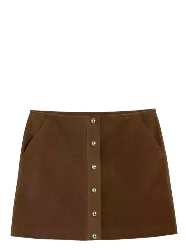 Apparis Ella Mini Skirt - Brown